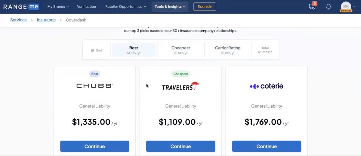RangeMe Streamlines Insurance for Brands with Coverdash Integration ...