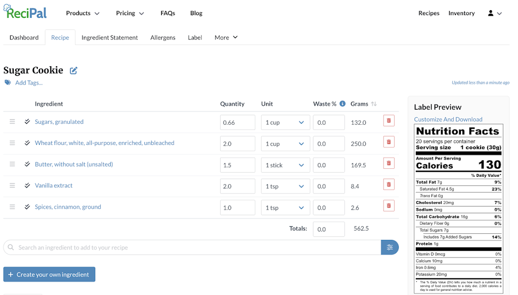 Do-It-Yourself Nutrition Labeling for Emerging Food Brands - The ...